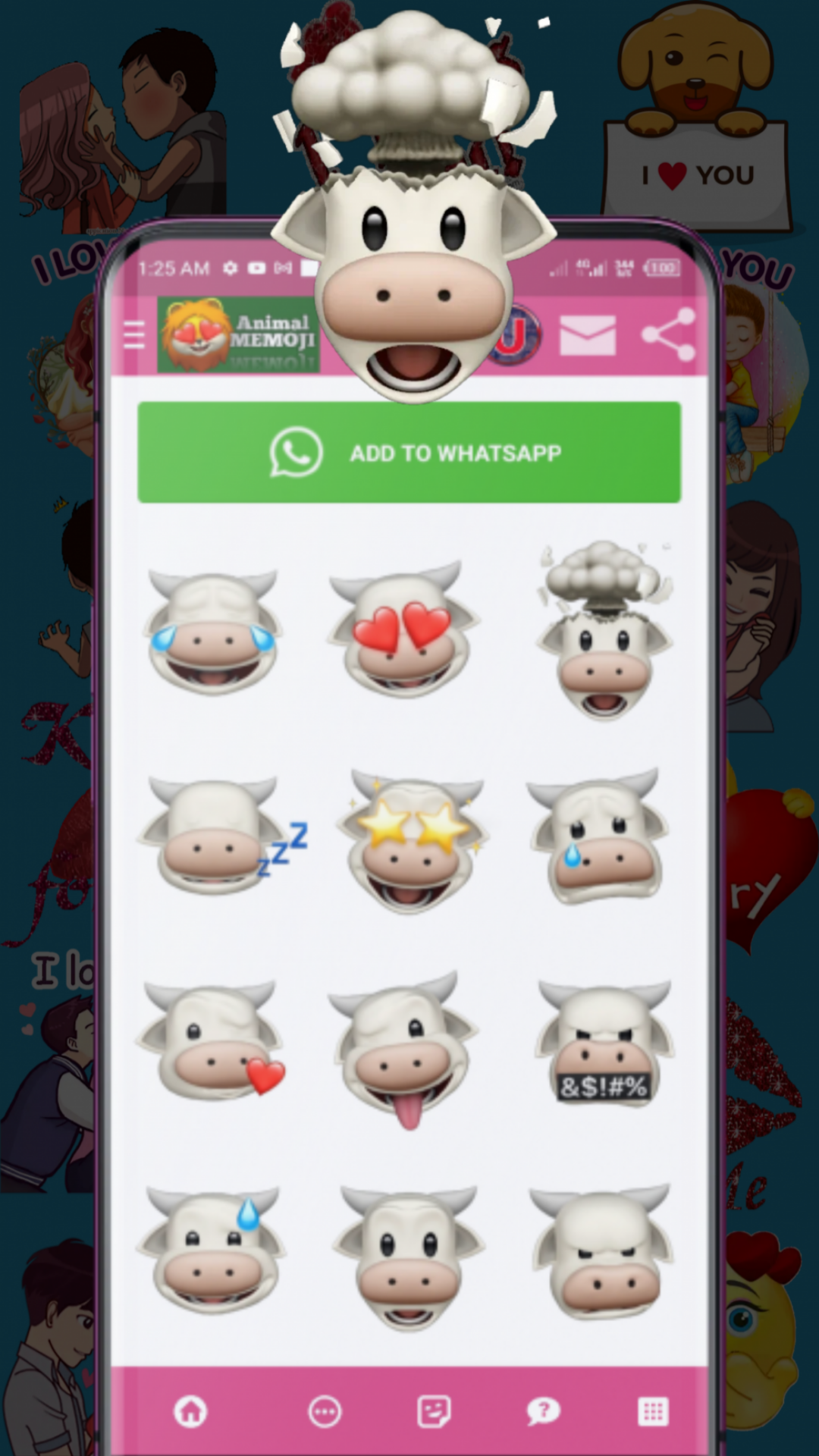 Animal Memoji Stickers for WhatsApp 2023 - App on Amazon Appstore