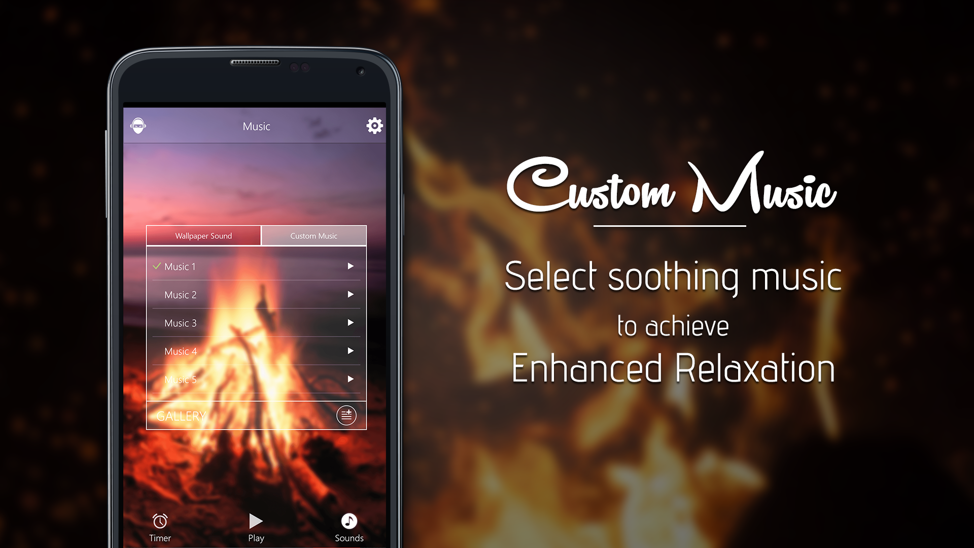 Fireplace:Romantic Fire Screen - App on Amazon Appstore