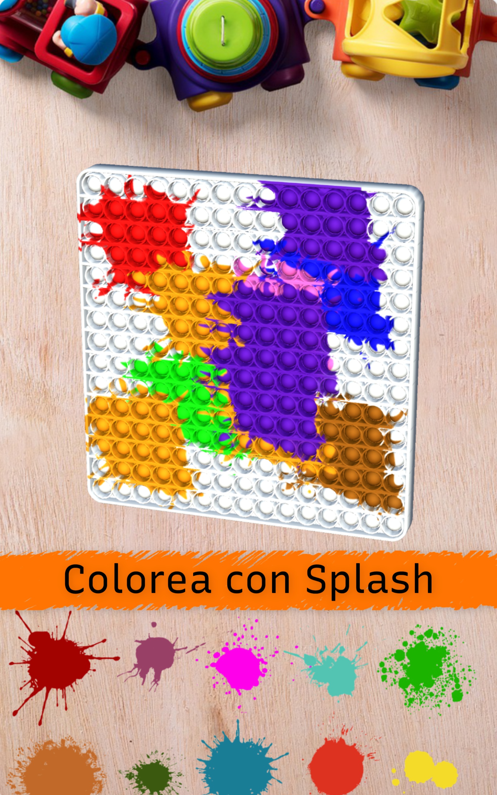 Aplicación Popit 3D Antistress Coloring, Pop-It DIY Fidget Toys ...