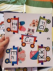 Amazon.com: Alphabet Train Wall Decals Peel Stick Animals Alphabet Wall ...