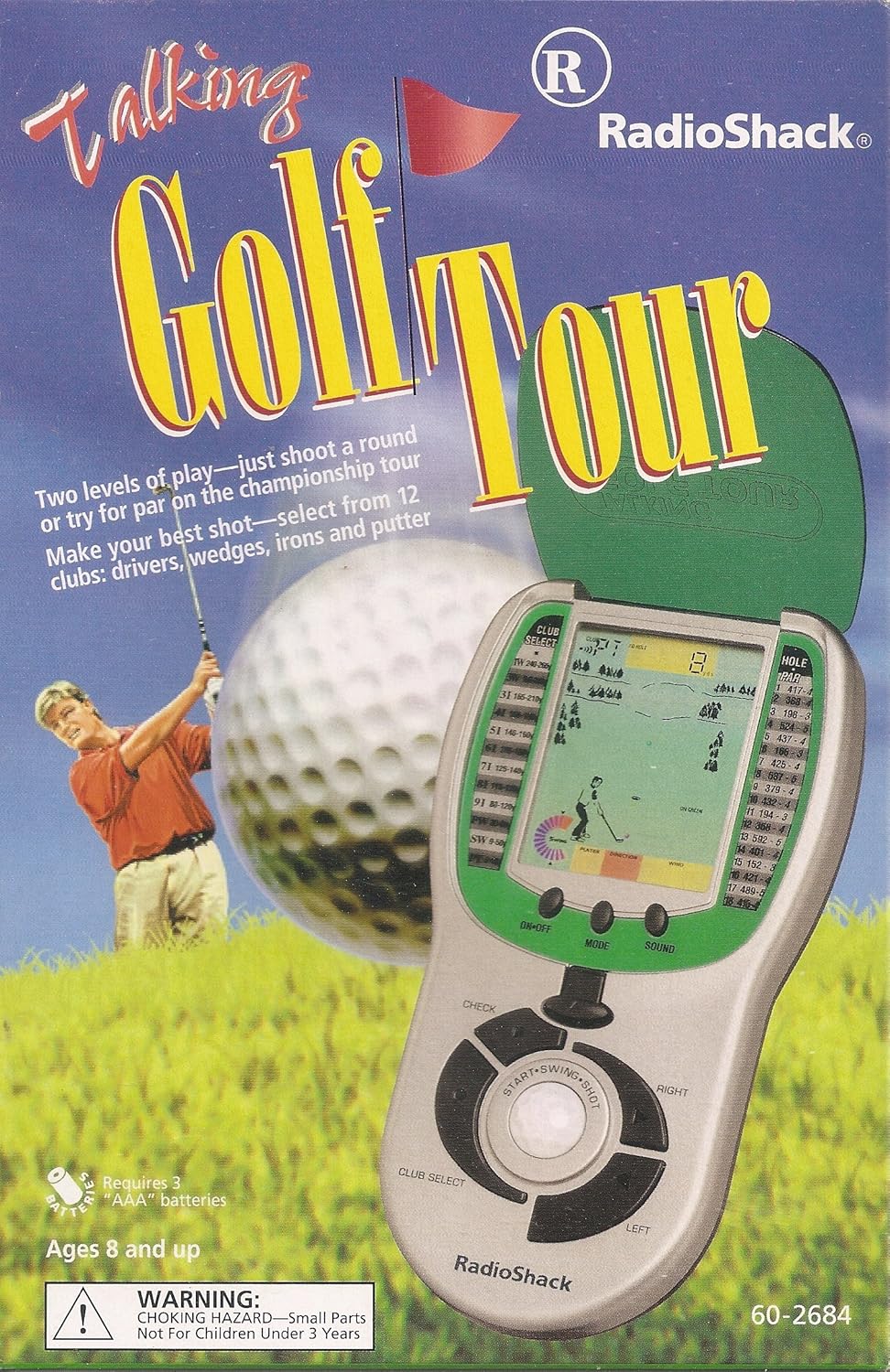 Amazon.com: The Original "Talking Golf Tour" Handheld Electronic Game ...