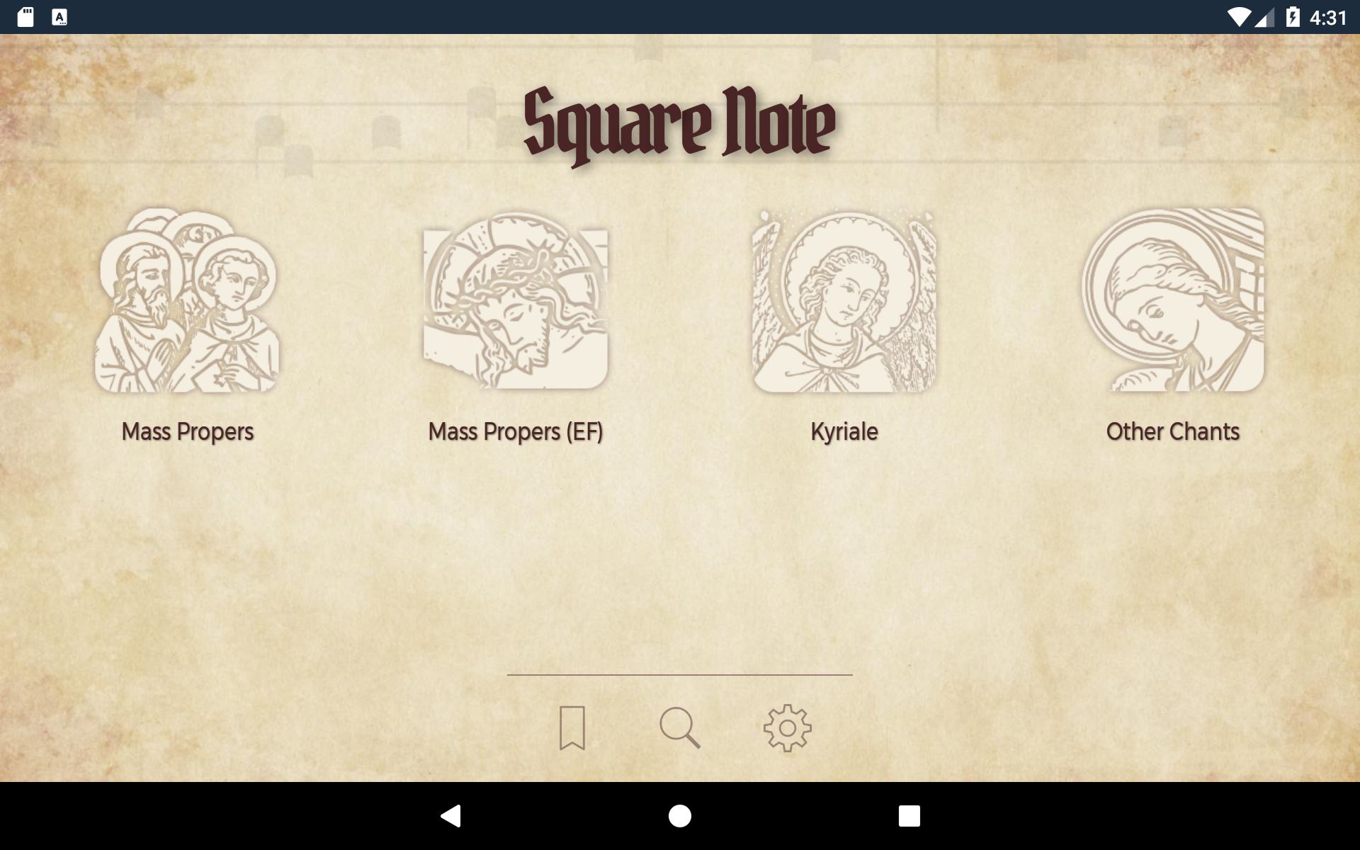 Square Note: Gregorian Chant - App on the Amazon Appstore