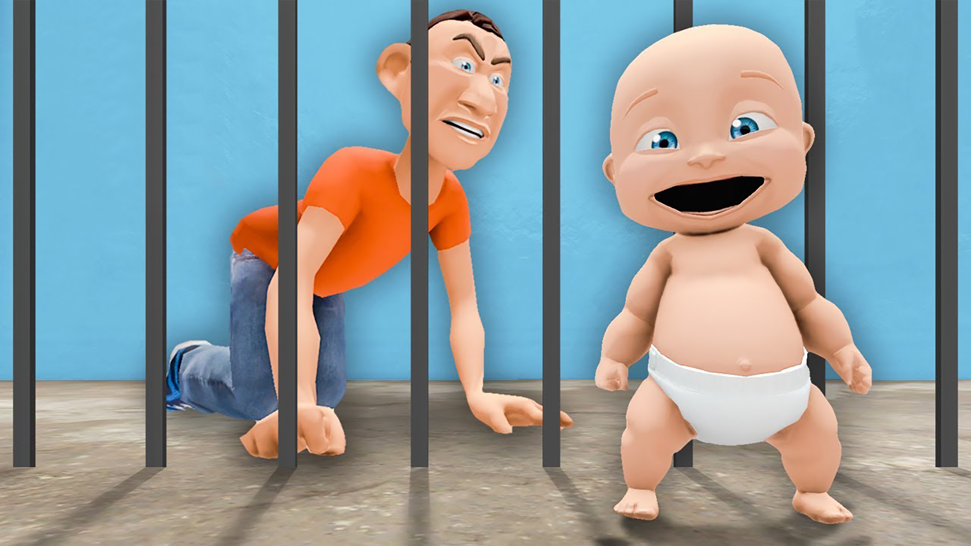 Virtual Naughty Baby Simulator 3D: Daddy Daycare Fun and Prank Game ...