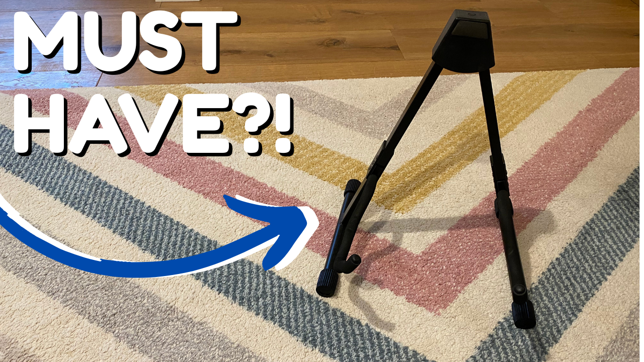 Watch REVIEW& Amazon Basics Adjustable Folding Guitar Stand.mp4 on ...