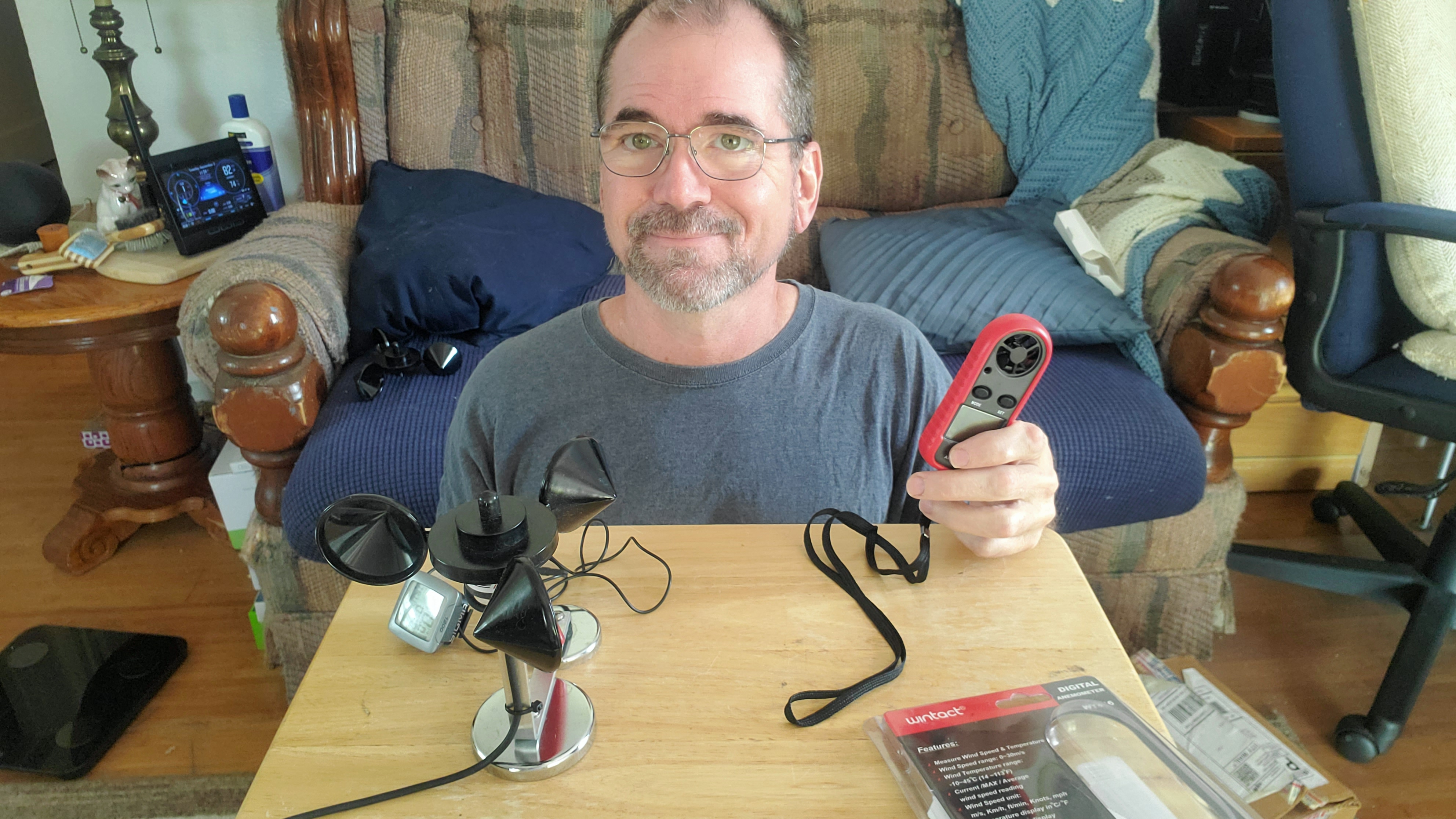 Watch #thisorthat Comparing anemometers I use for storm chasing on ...