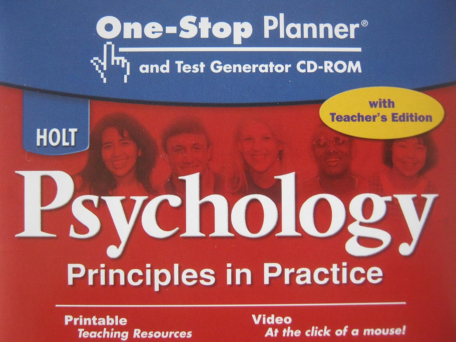 Amazon.com: Holt Psychology: Principles in Practice: Teacher’s One-Stop ...