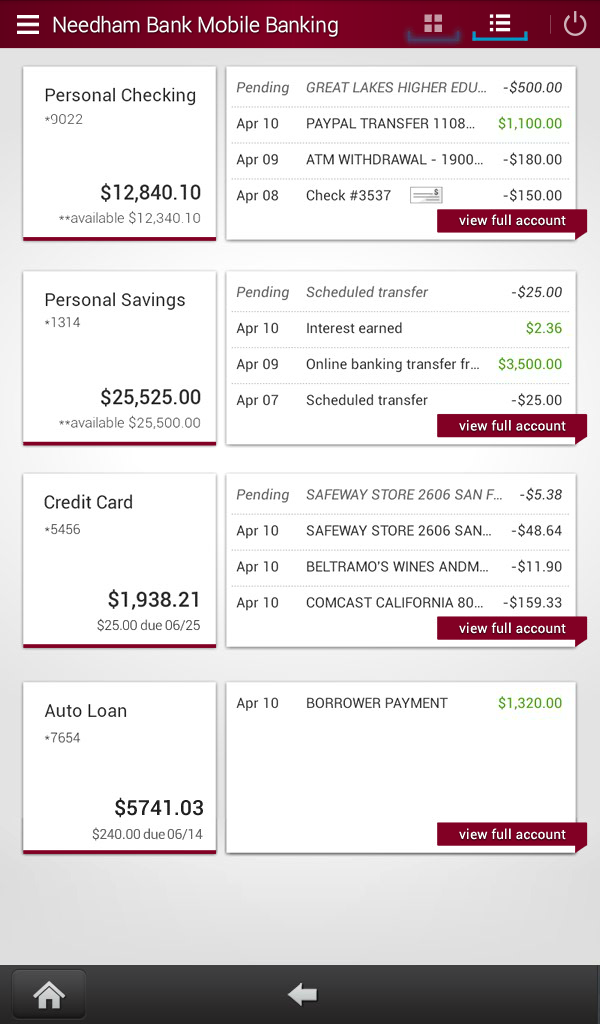 Needham Bank Mobile Banking(Kindle Tablet Edition) - App on Amazon Appstore