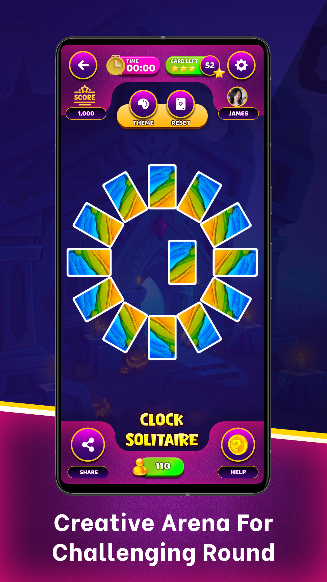 Clock Solitaire - Card Game - App on Amazon Appstore