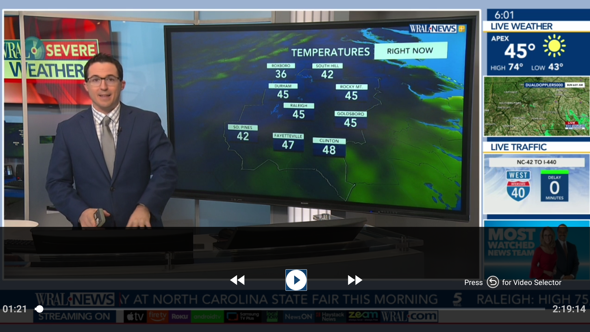 WRAL-TV North Carolina - App on Amazon Appstore