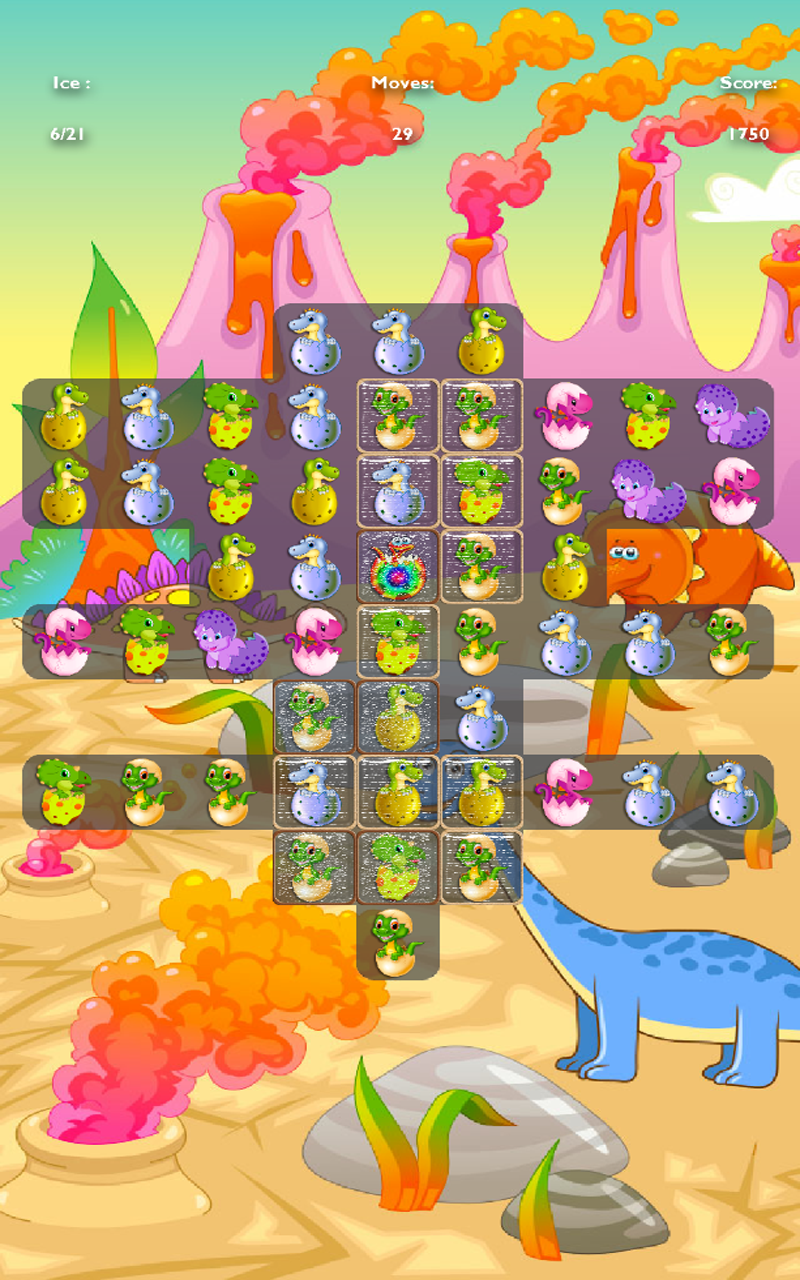 Dinosaur Eggs Match 3 - App on Amazon Appstore