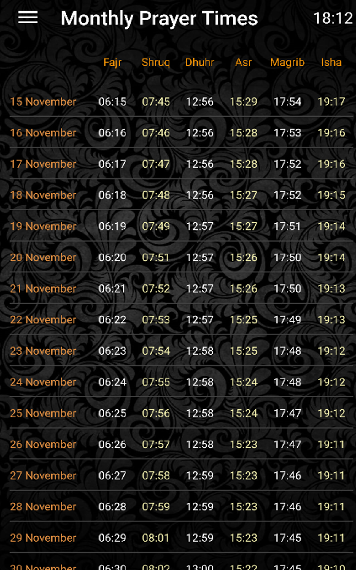 Prayer Times Pro - App on Amazon Appstore