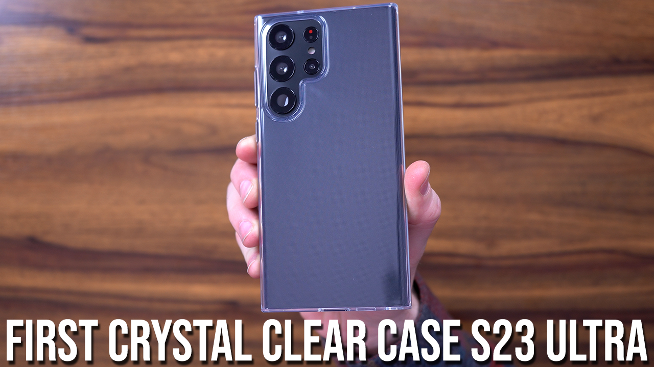 Watch Simtect Crystal Clear Samsung Galaxy S23 Ultra Case on Amazon Live