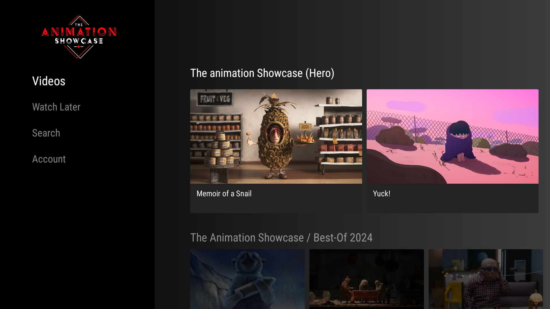 The Animation Showcase - App on Amazon Appstore