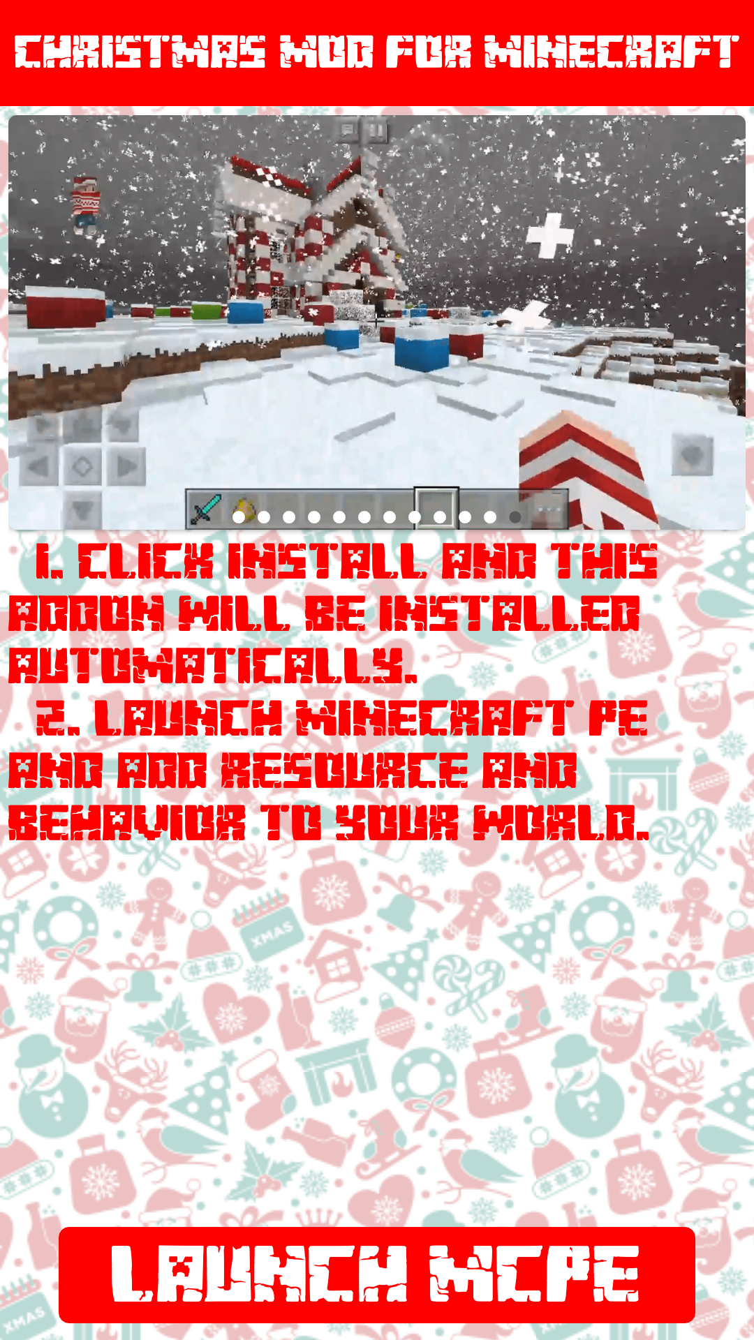 Christmas Mod for Minecraft PE - The best Christmas mod for Minecraft ...