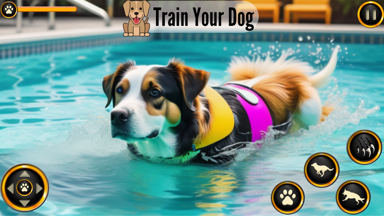 Dog Pet Simulator Game – Virtual Cute Puppy Pet Hotel Talking Dog life ...