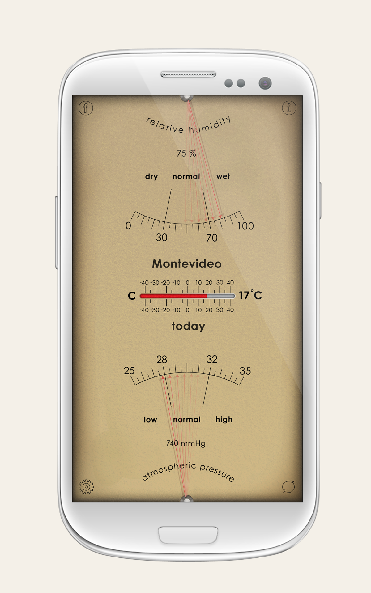 Analog Weather Station - App on Amazon Appstore