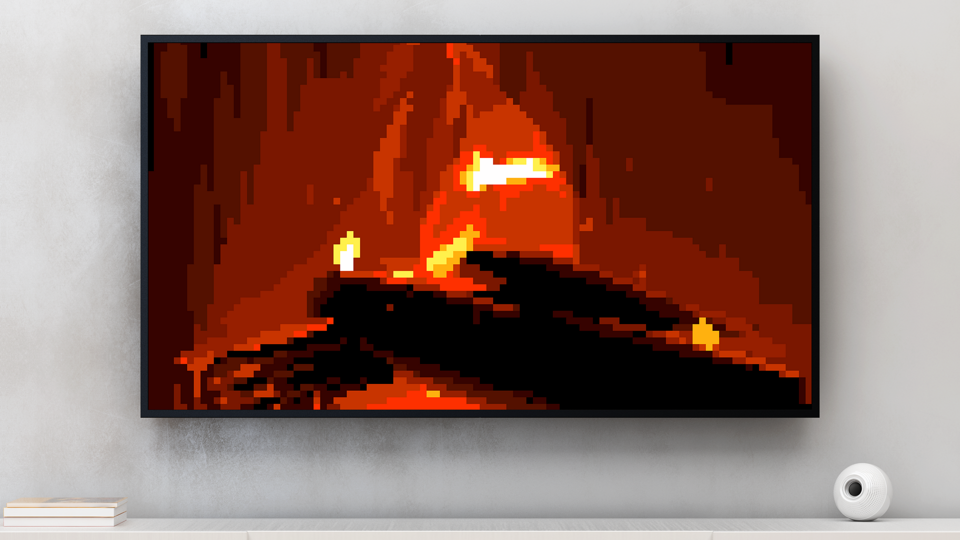 3D Block Craft Fireplace: Pixel Art Live Wallpaper & Screensaver for ...