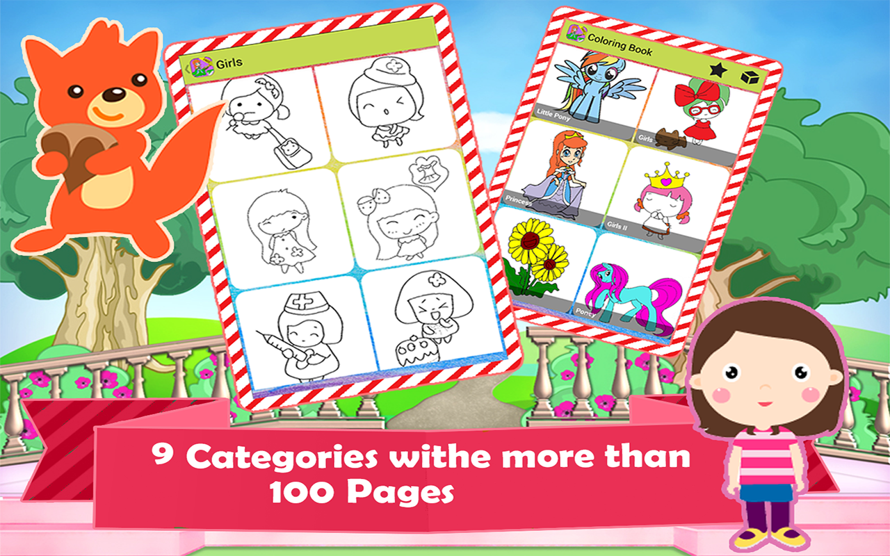 Starfall Girls Coloring Book - App on the Amazon Appstore