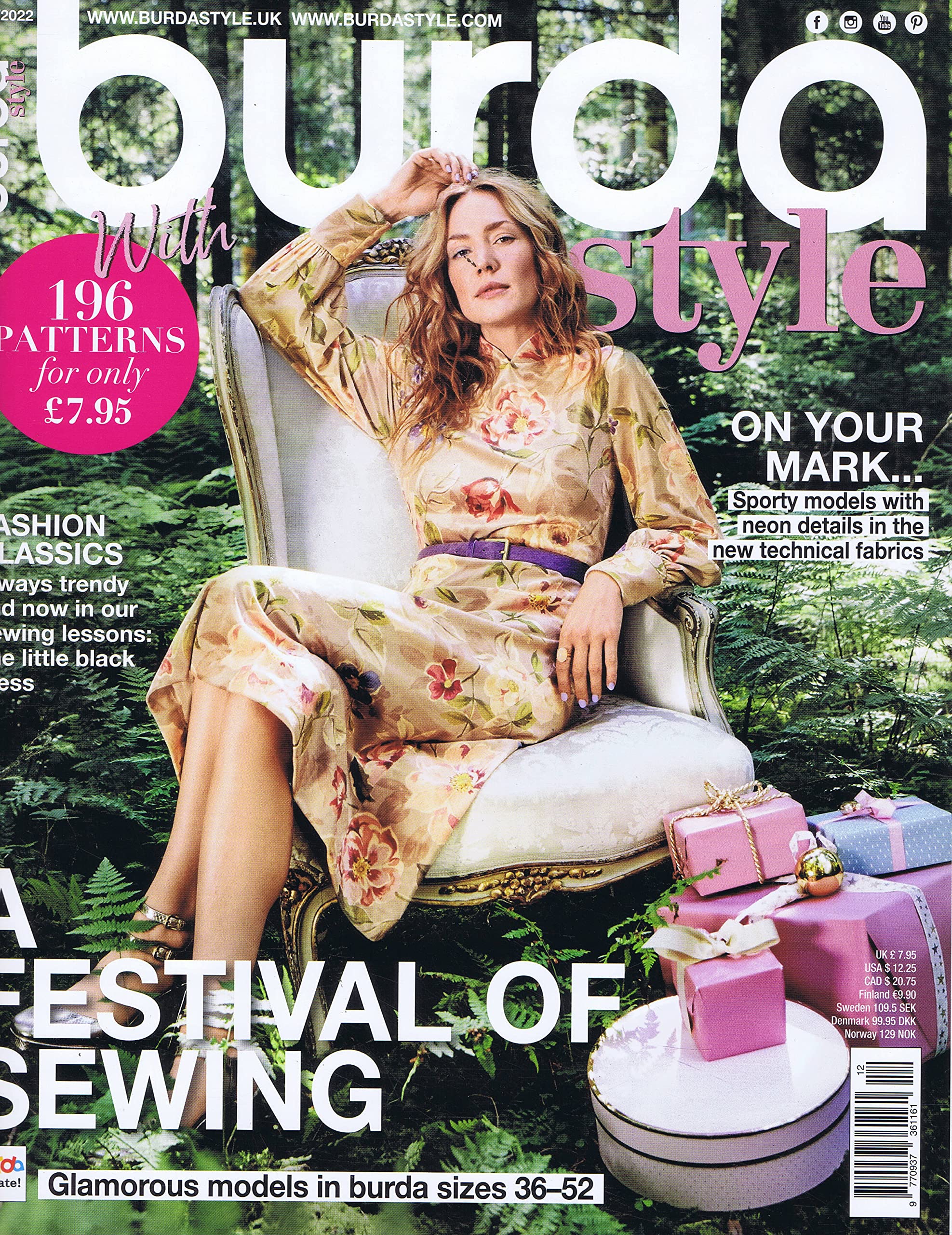 Amazon.co.jp: Burda Style English [DE] No. 12 2022 (単号) : Verlag Aenne ...