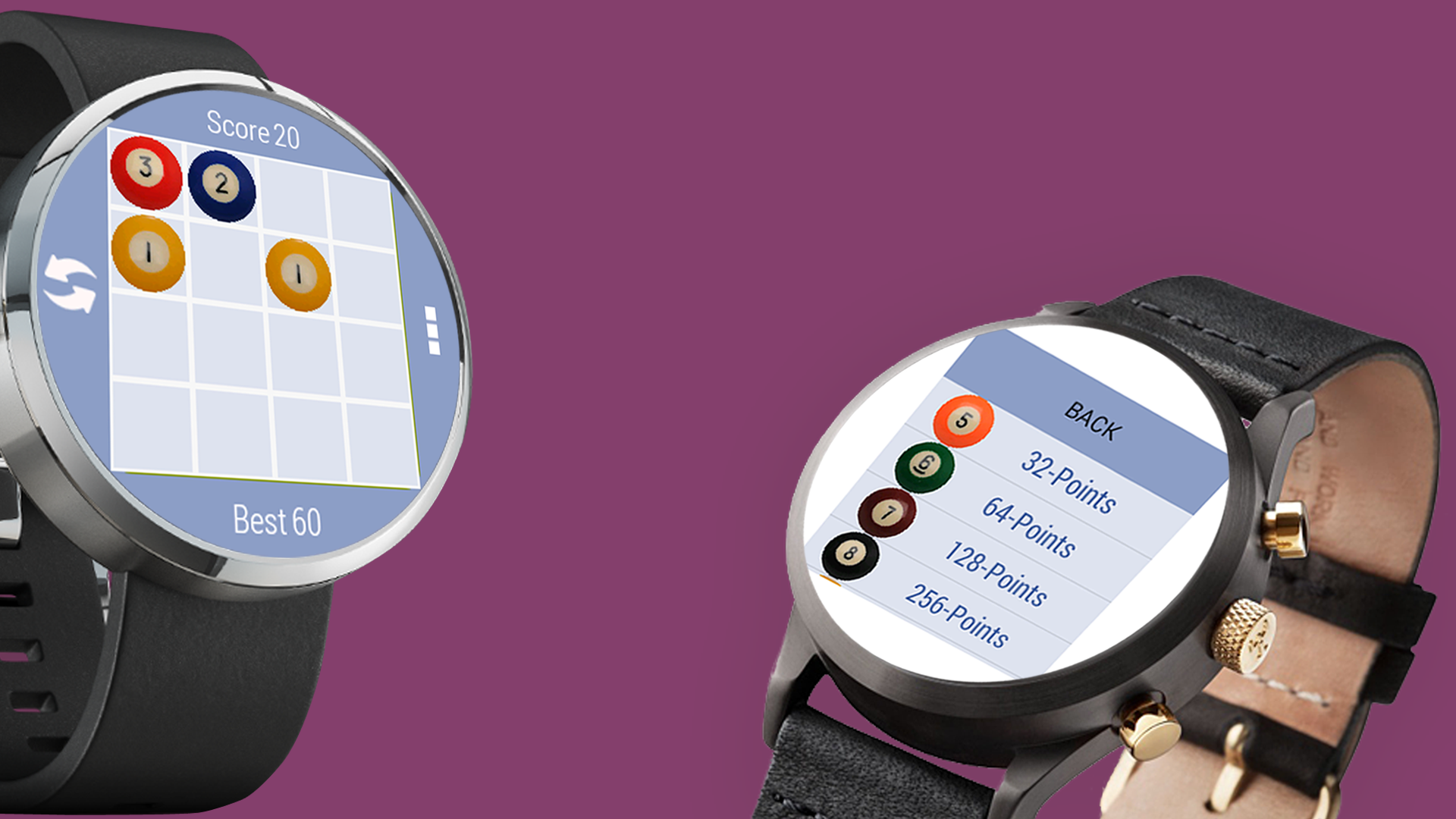 Wear 2048 Pool - App on Amazon Appstore
