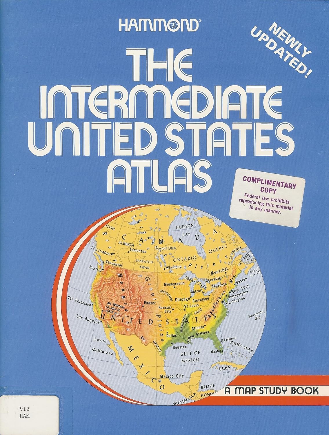 Intermediate United States Atlas (A Map study book): Sullivan, George ...