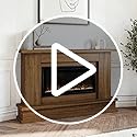 Amazon.com: Modern Ember Patton White Mantel Package 64" W x 42" H with ...