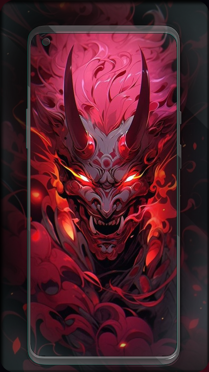 ONI Mask Wallpapers 4K: Japanese HD Backgrounds & Lock Screen for ...