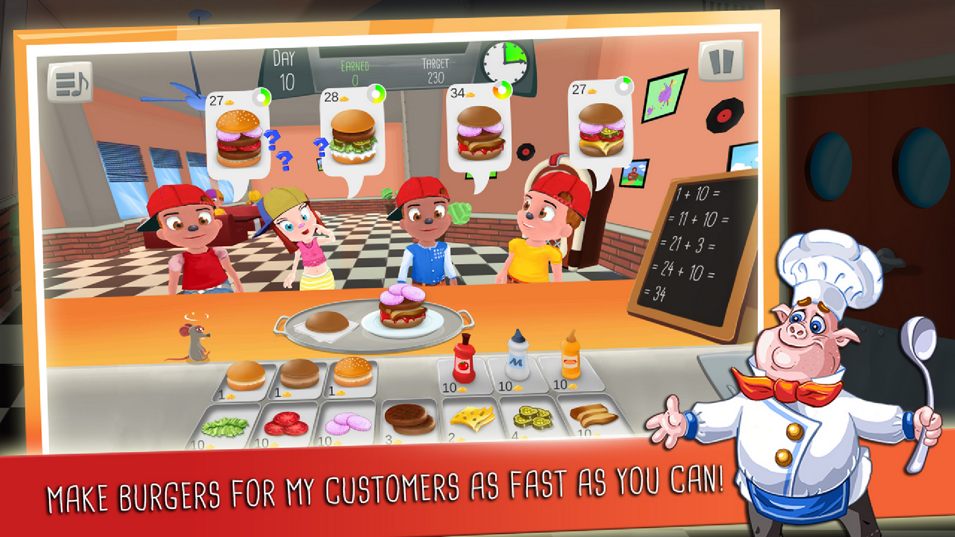 Math Burger - App on Amazon Appstore