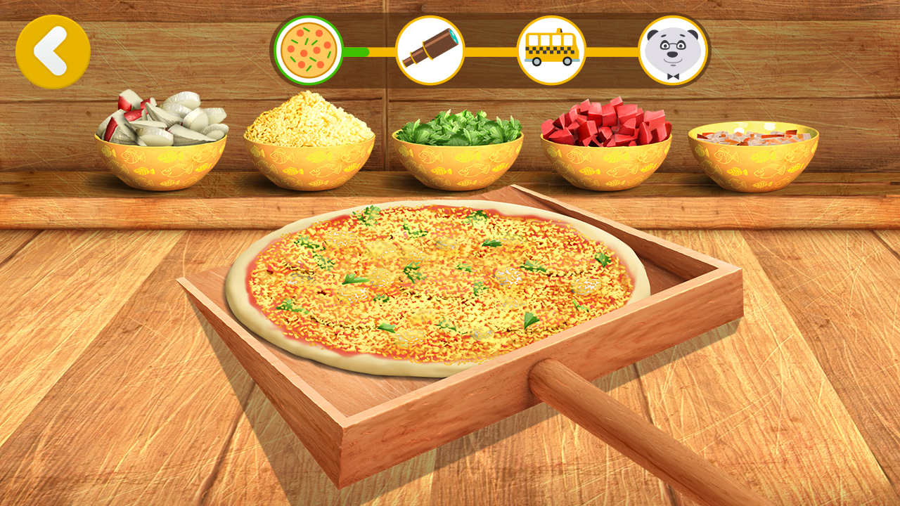 Masha and the Bear: Pizzeria! Pizza Maker Games for Kids! - App on ...
