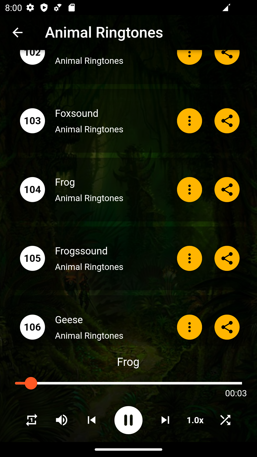 Animal Ringtones - App on Amazon Appstore