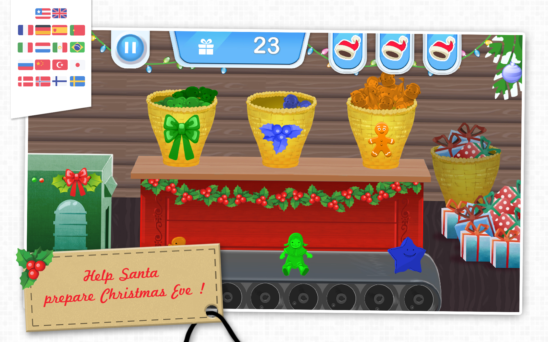 Santa's home - Join Santa Claus at his house and help him get ready for ...