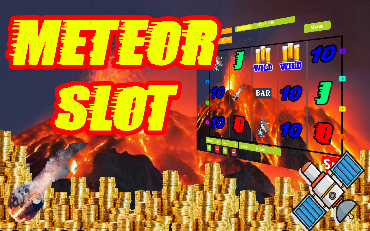 Meteor Blast Storm Shooting Star Asteroid Jackpot Lucky Casino Slot ...