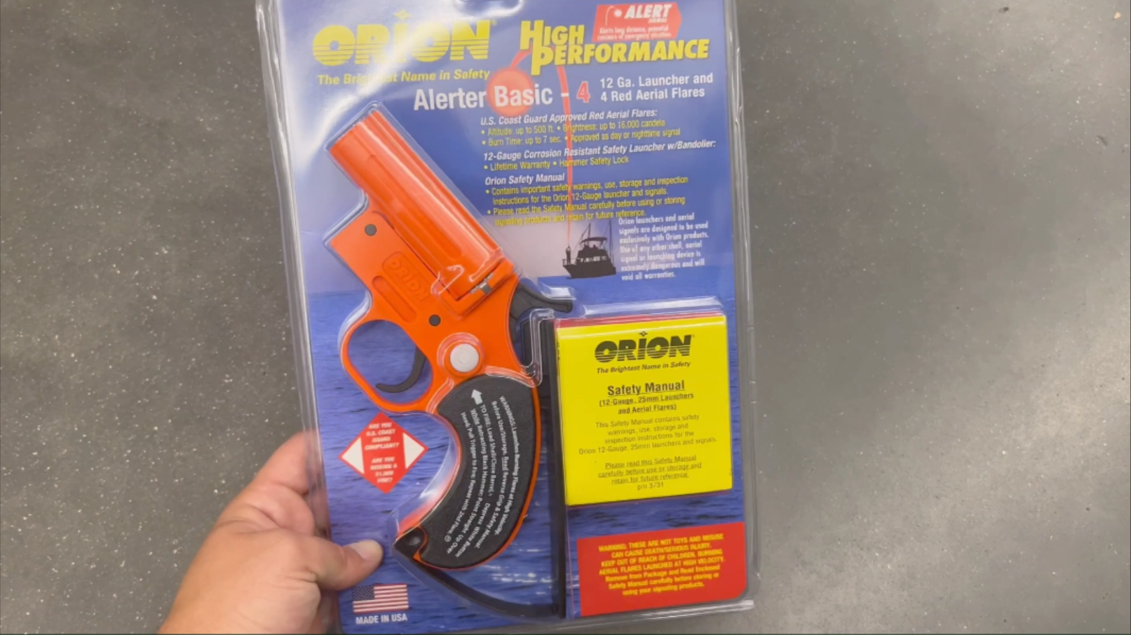 Watch CLOSE LOOK AT Orion flare gun, Must wach! on Amazon Live