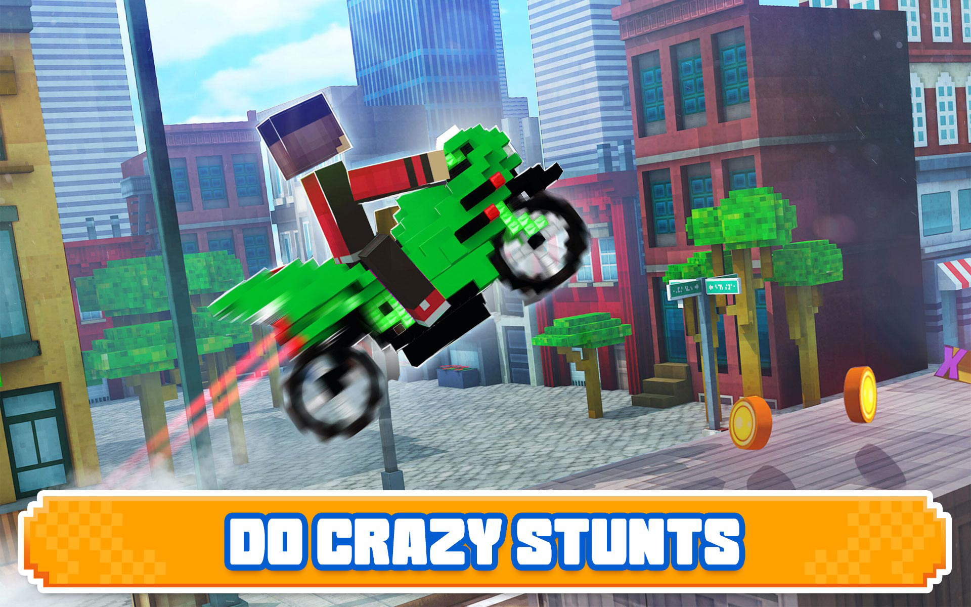 Blocky Motorbikes: Crazy GP Motorbike Racing Game - Accept the ...