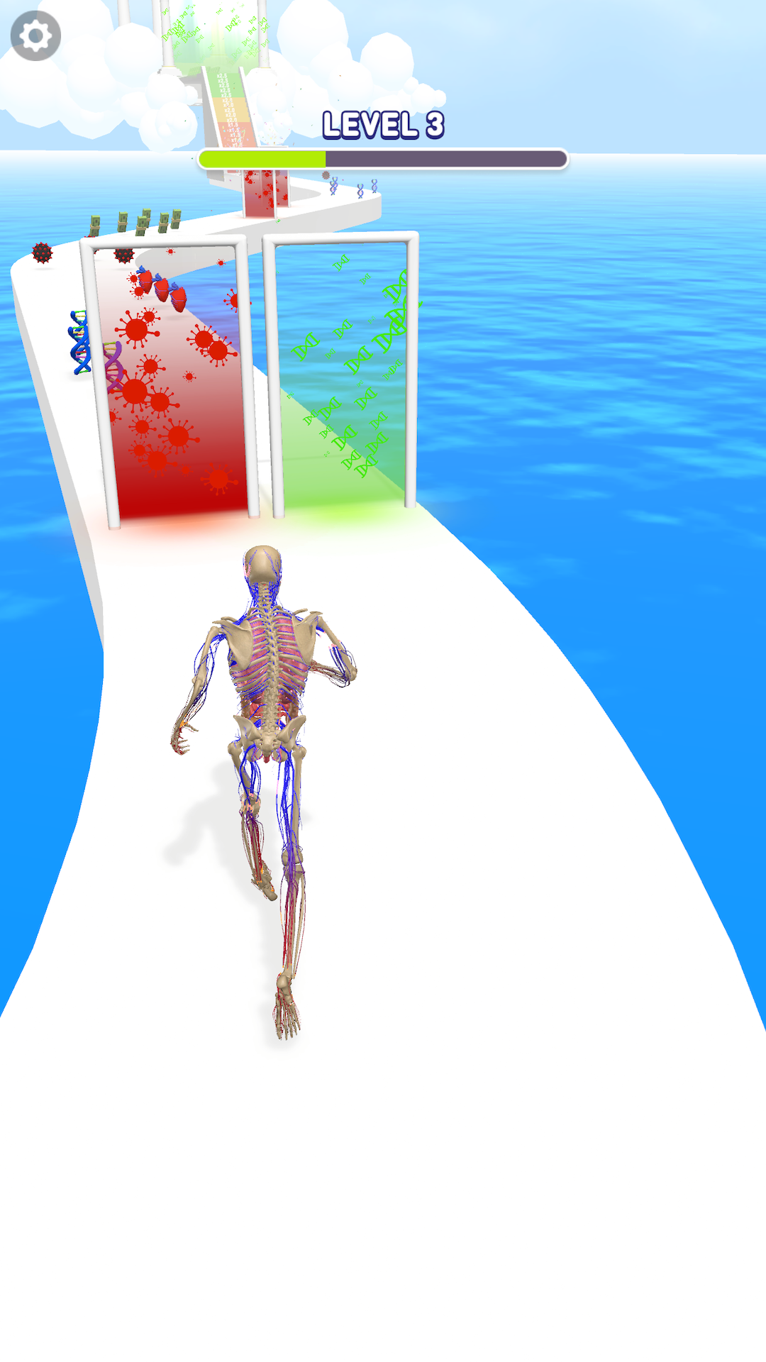 Human Run: Skeleton games - running simulator. Walk game - App on ...