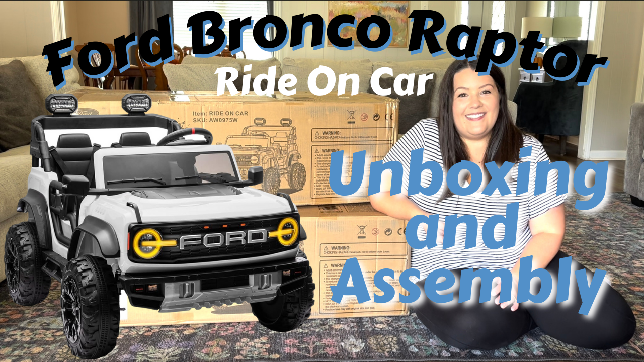Watch Step-by-Step Assembly of Ford Bronco Raptor 24v First Ride On #ad ...
