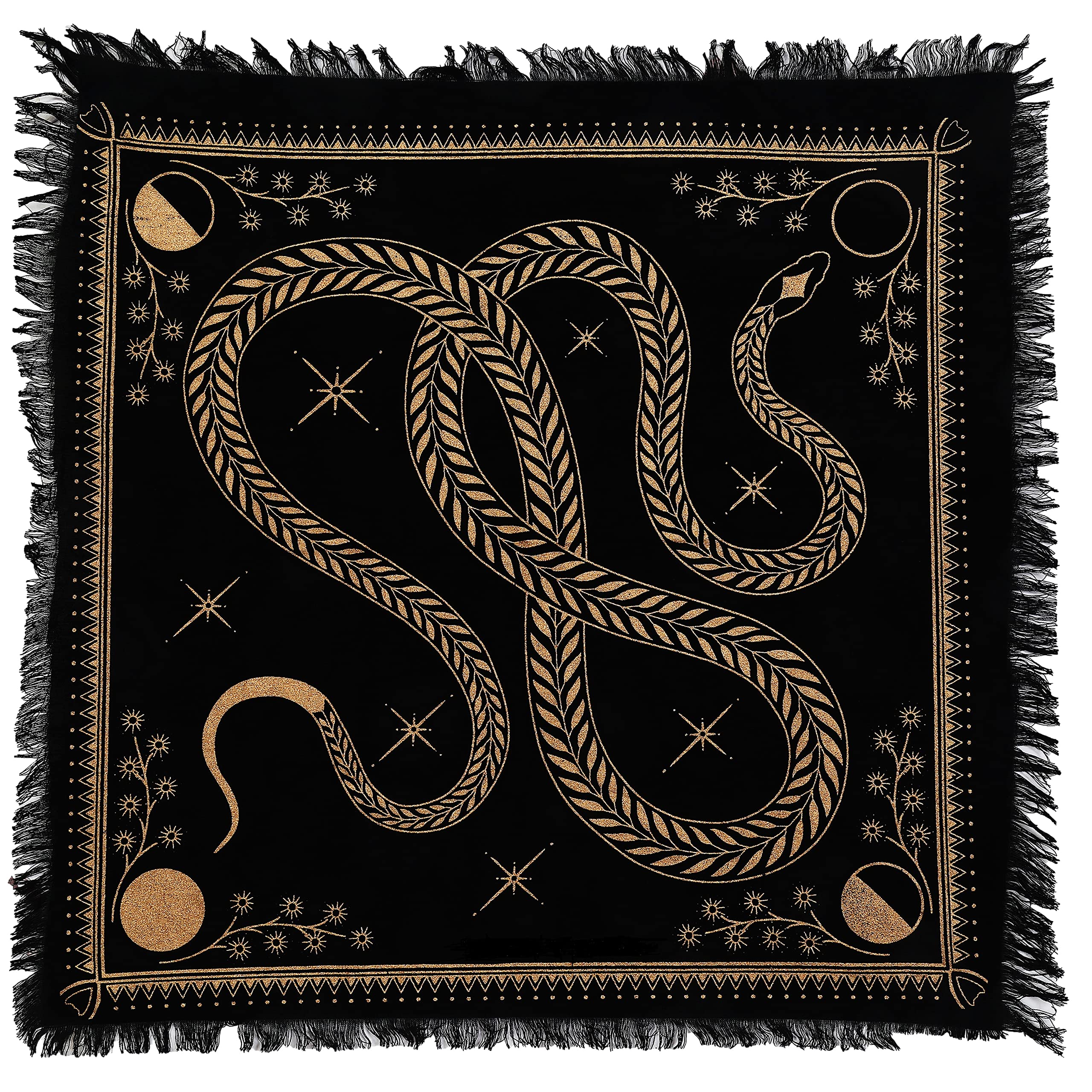 Amazon.com: Indian Consigners Snake Altar Tarot Table Cloth Witchcraft ...