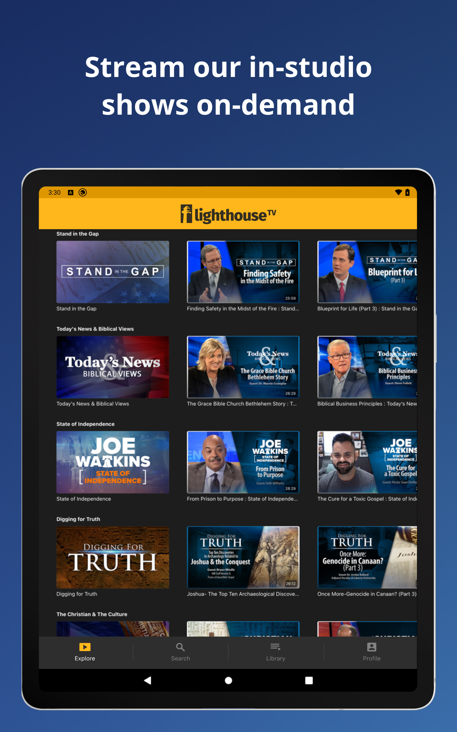 Lighthouse TV Online - App on Amazon Appstore