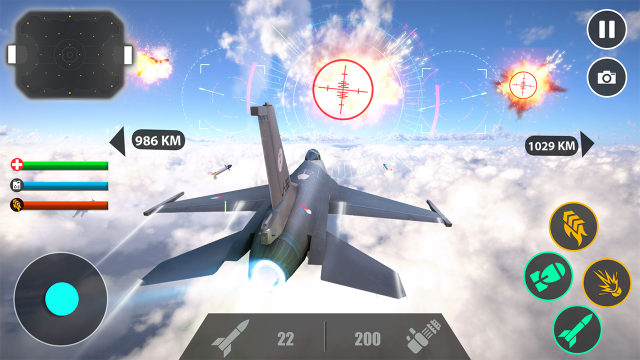 Sky Fighter Jet Warplane Fighter 3D Games:www.amazon.com:Appstore for ...