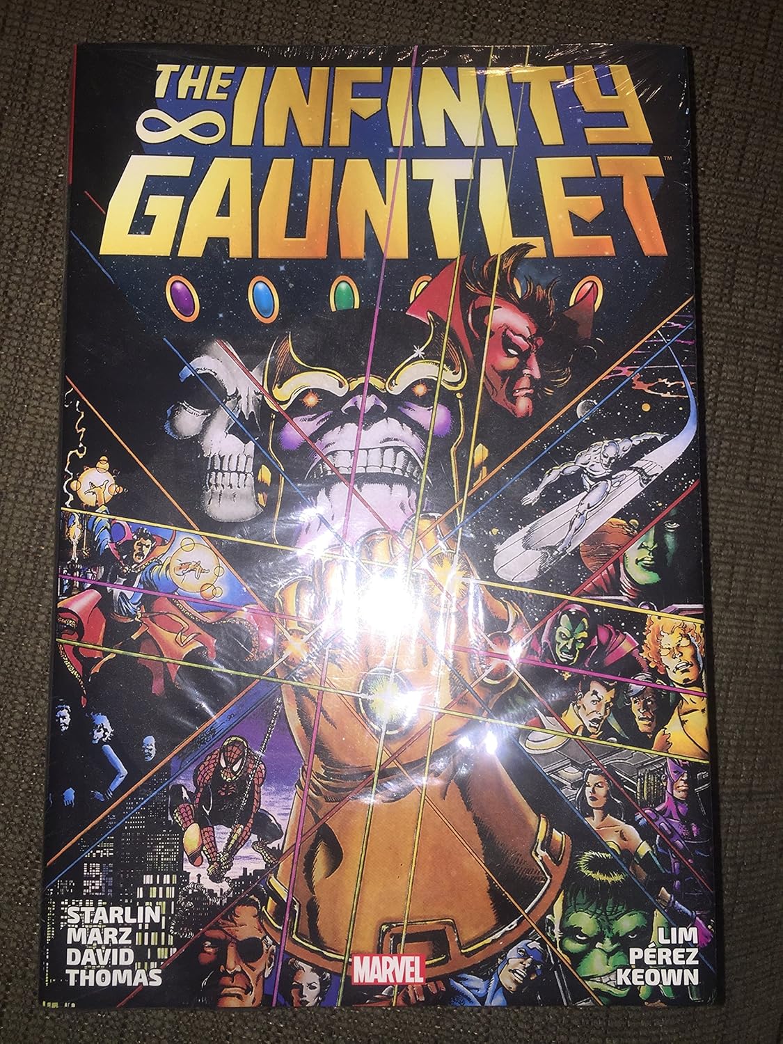 Infinity Gauntlet Omnibus: Amazon.co.uk: Ron Marz, Jim Starlin, Ron Lim ...