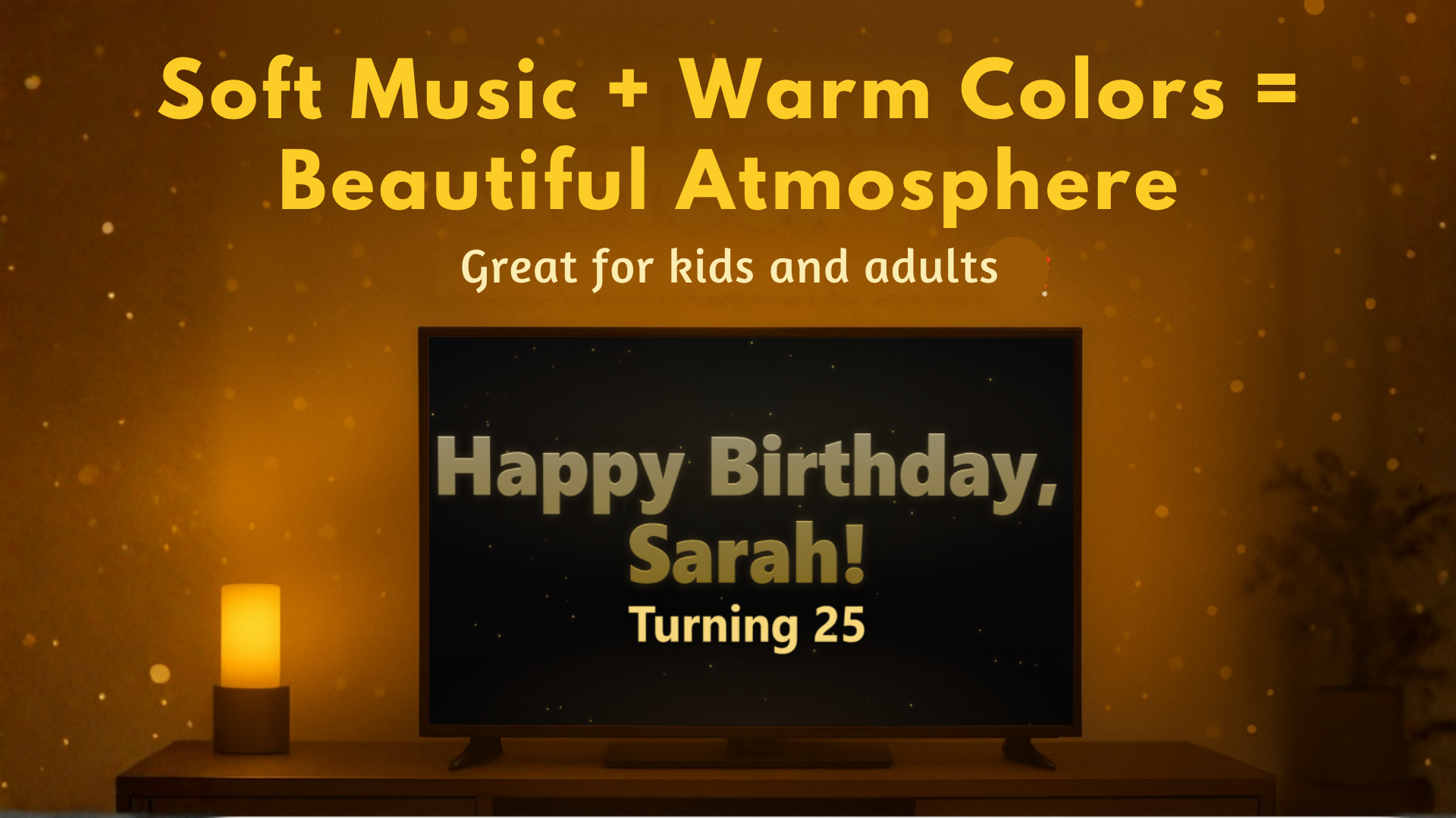 Birthday TV Pro – Personalized Birthday Screensaver for Fire TV - App ...