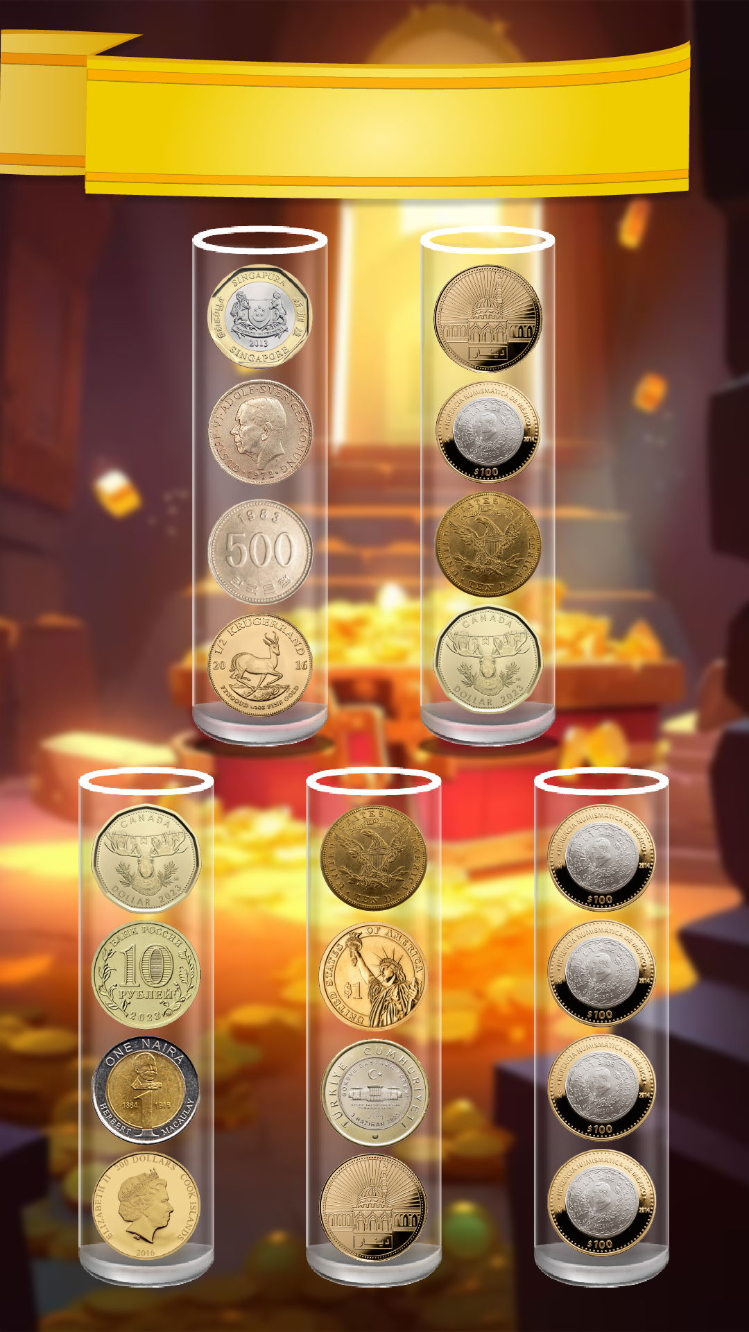 Coin Sort Puzzle Free Coins Collection Triple Match Sorting Master ...