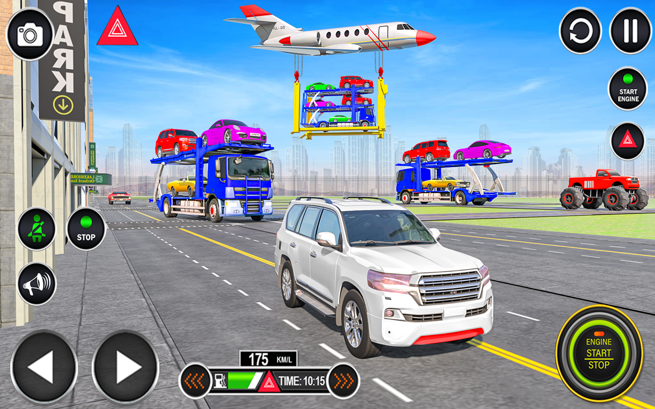 Truck Transport Car Game Transport Truck Modern Car Driving Games ...