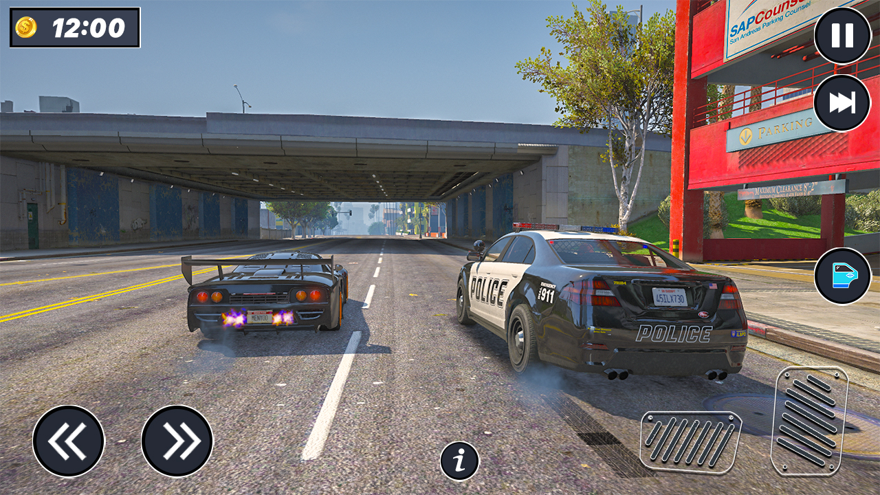 Police Car Chase Cop Pursuit Simulator High-Speed Chase Adventure - App ...