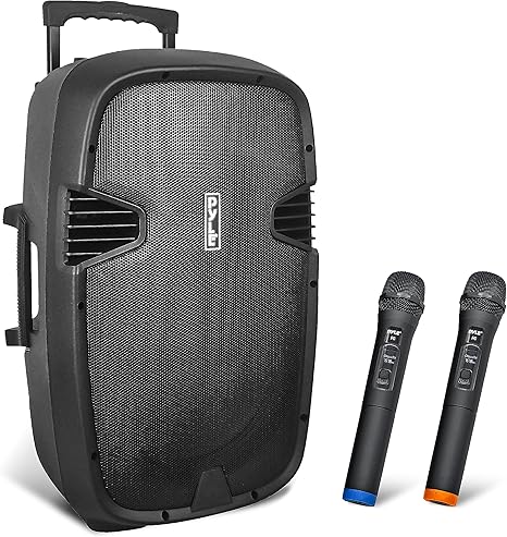 Amazon.com: Pyle 1000 Watt, 12" Bluetooth PA Speaker - Indoor / Outdoor ...