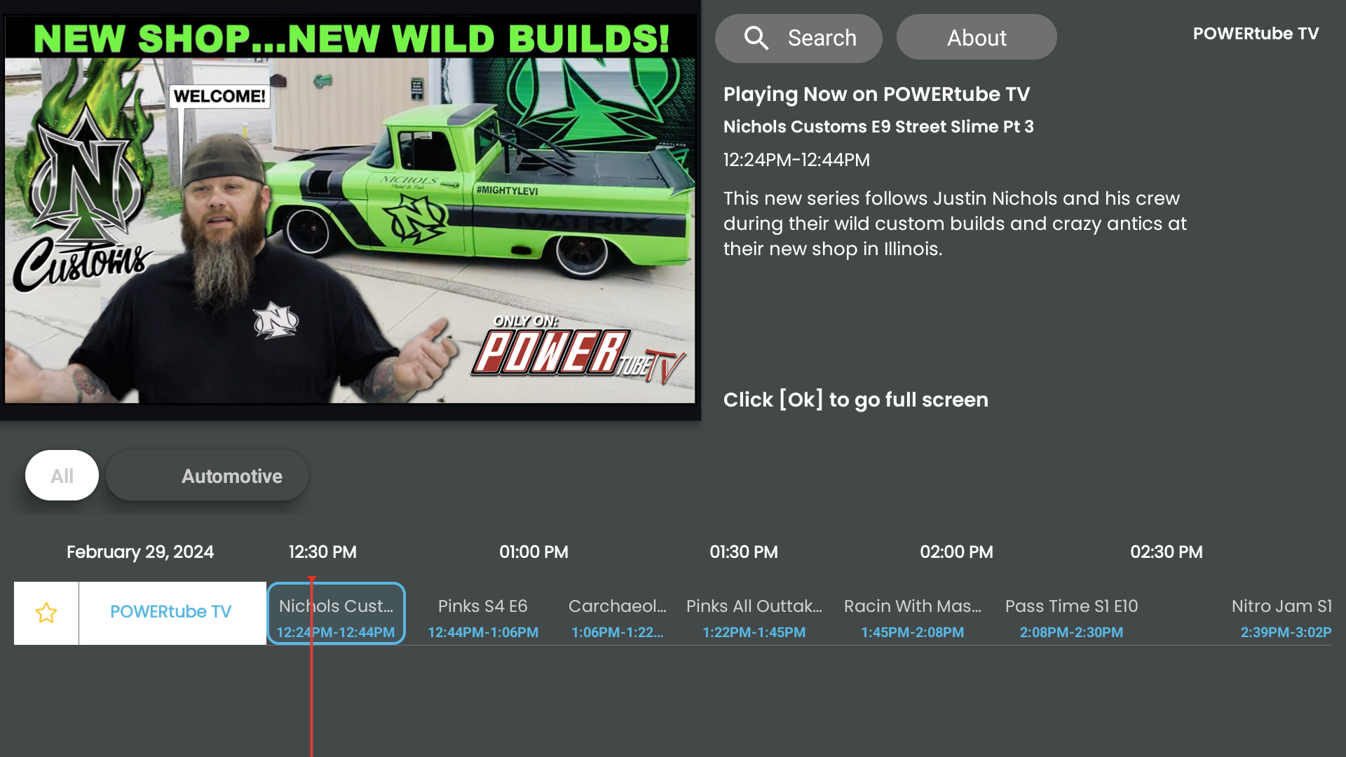 POWERtube TV - App on Amazon Appstore