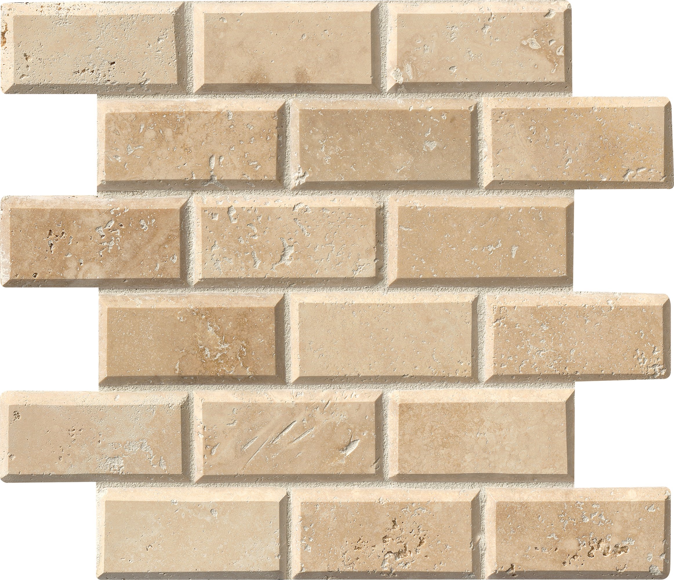 Buy MSI Tuscany Ivory Honed Beveled Travertine Subway Tile for Kitchen ...
