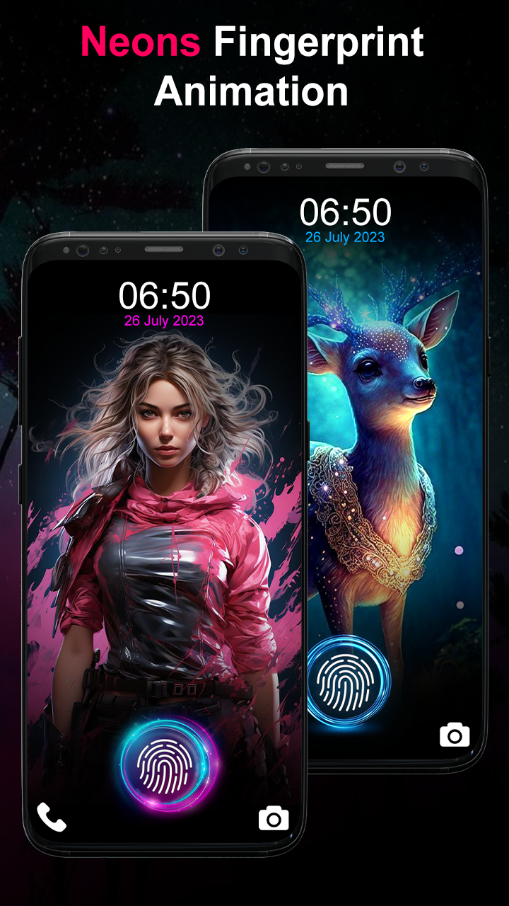 Fingerprint Lock Screen Live Animation - App on Amazon Appstore