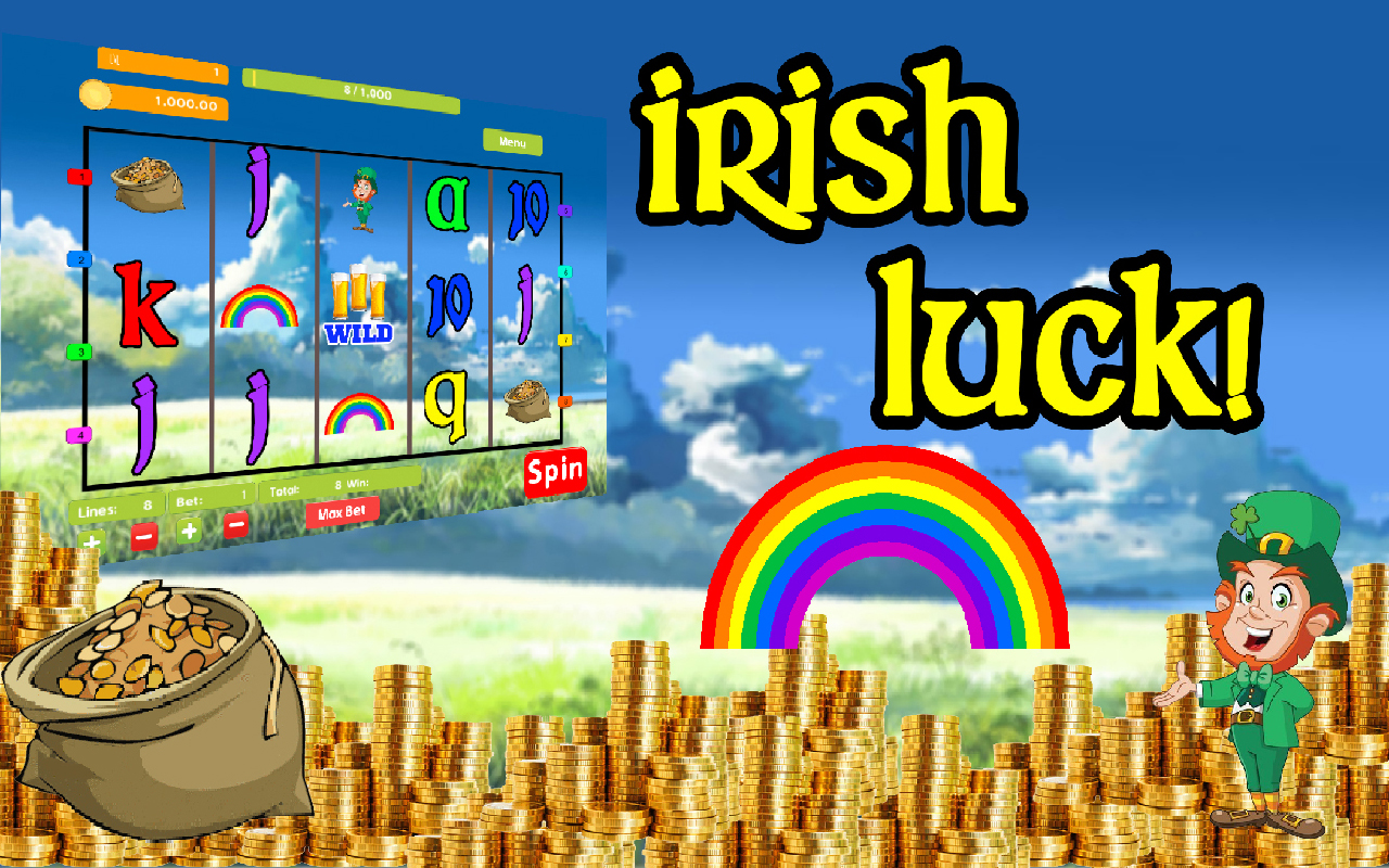 Rainbow Irish Riches Lucky Poker Pokies Machine Deluxe edition - Max ...