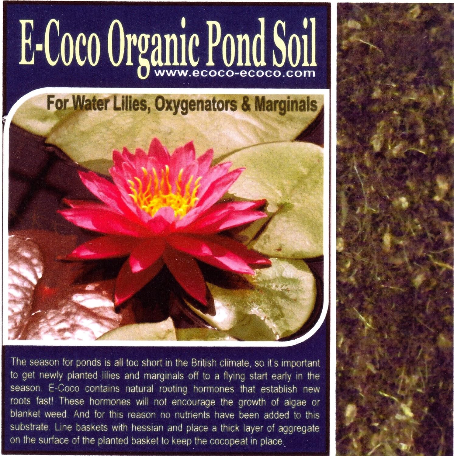 5 Litres-AQUATIC-SOIL-POND-SOIL-COMPOST-GROWING-MEDIA-WATER-LILY-LILIES ...